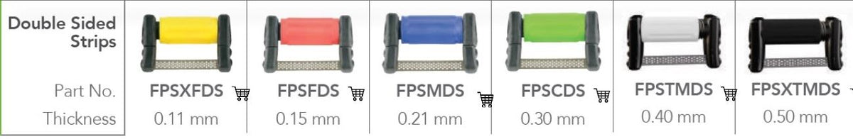 FitStrip IPR kit strip refil - 4 x double sided strips – Freshdental E ...